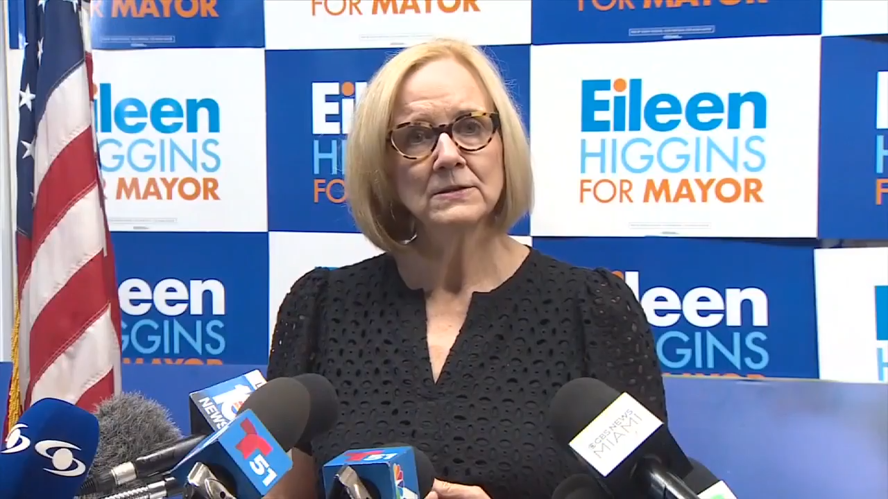 Miami Mayor-elect Eileen Higgins holds first news conference following ...