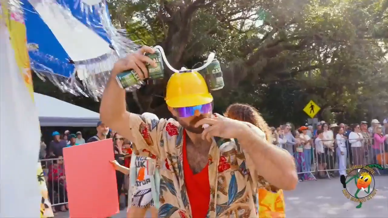 Eventgoers take over the streets of Coconut Grove for annual King Mango ...