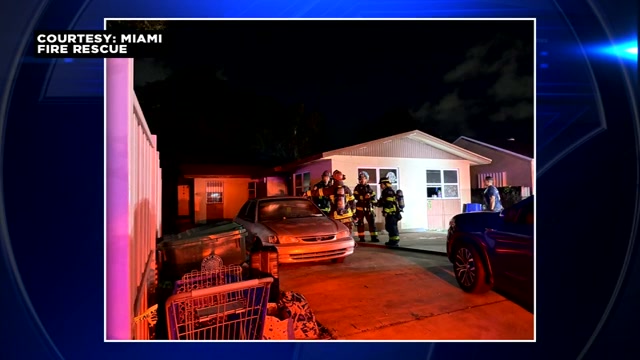 Crews put out fire that sparked in attic of Miami duplex, damaging both ...