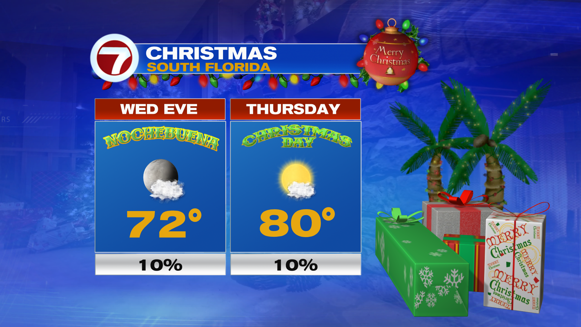 Windy Start To Christmas Week - WSVN 7News | Miami News, Weather ...