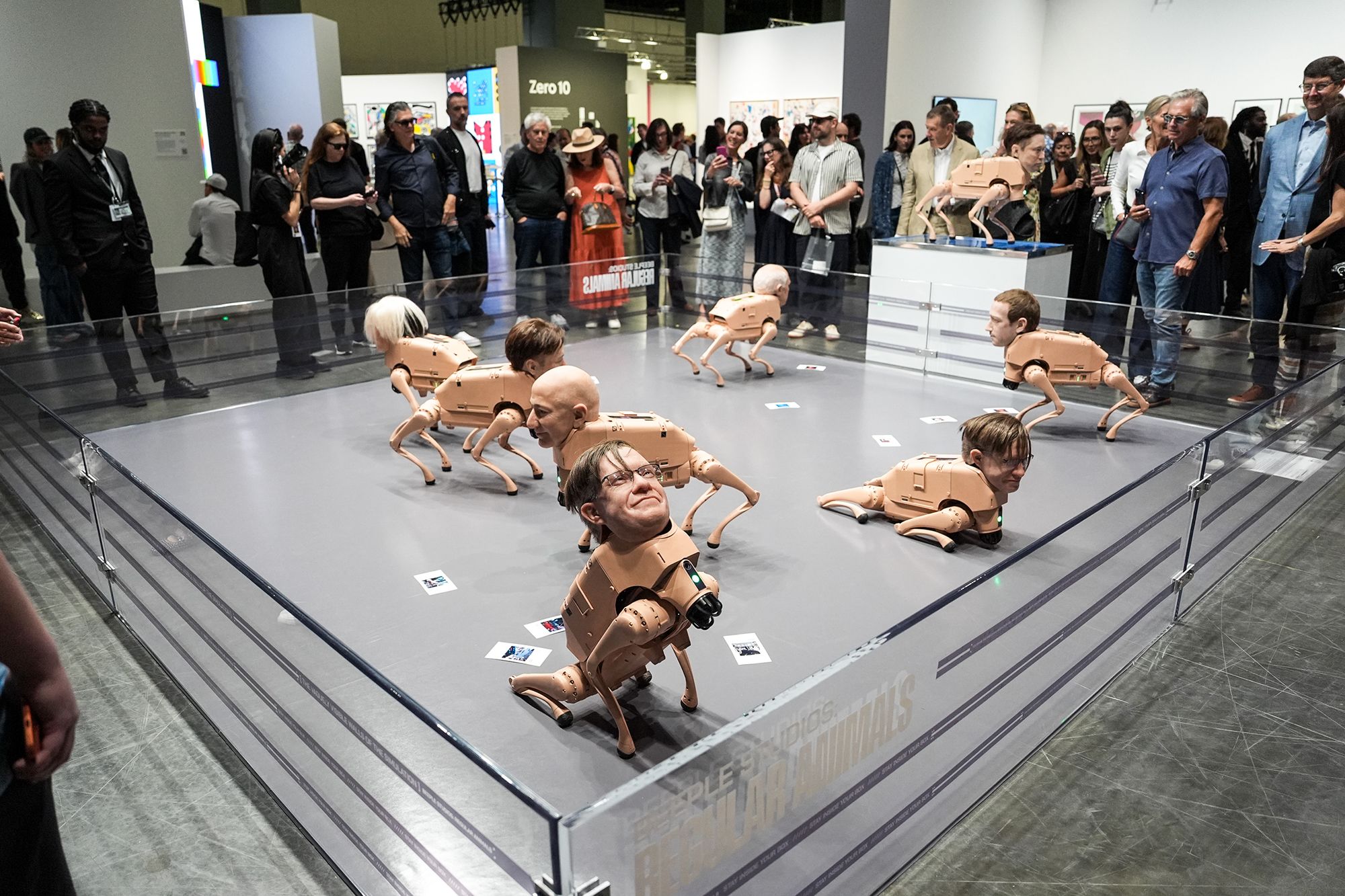 At Art Basel, Elon Musk, Andy Warhol and Jeff Bezos reimagined as ...