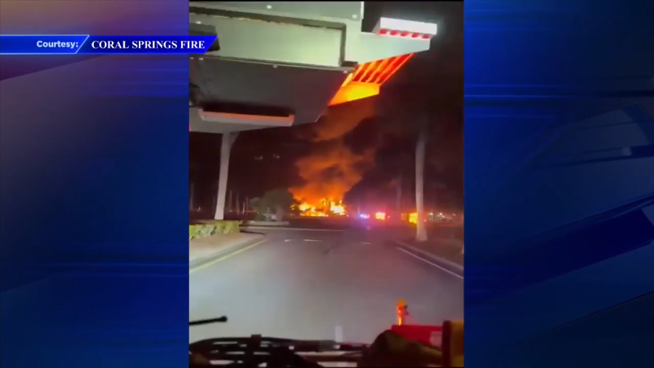 Fire truck dash camera captures new view of destructive fire that ...