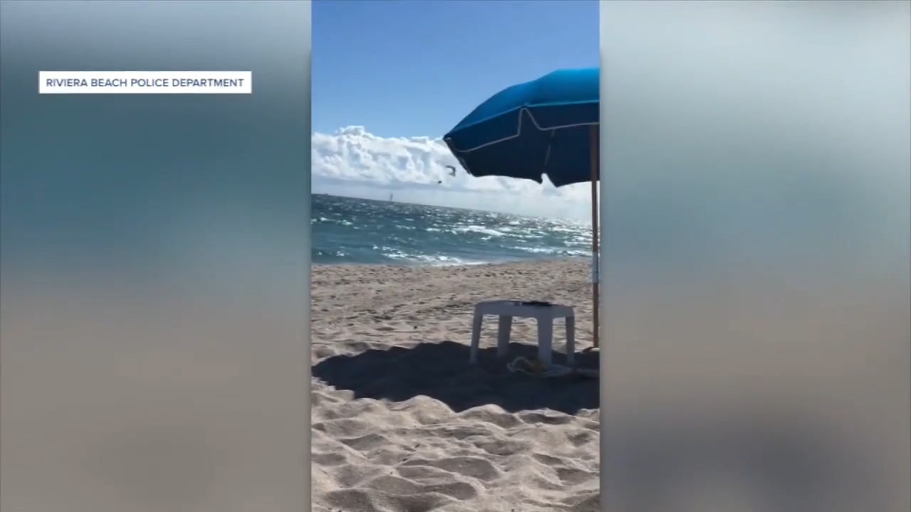 Video shows paraglider’s frightening 500-foot fall off Riviera Beach ...