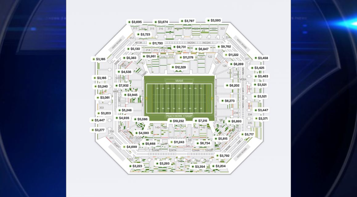 Ticket prices soar into the thousands as Hurricanes set to play CFP ...