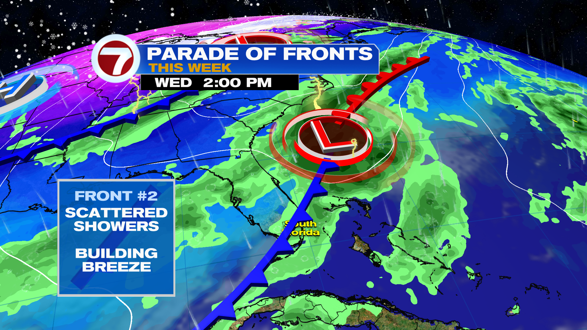 Unsettled through midweek - WSVN 7News | Miami News, Weather, Sports ...