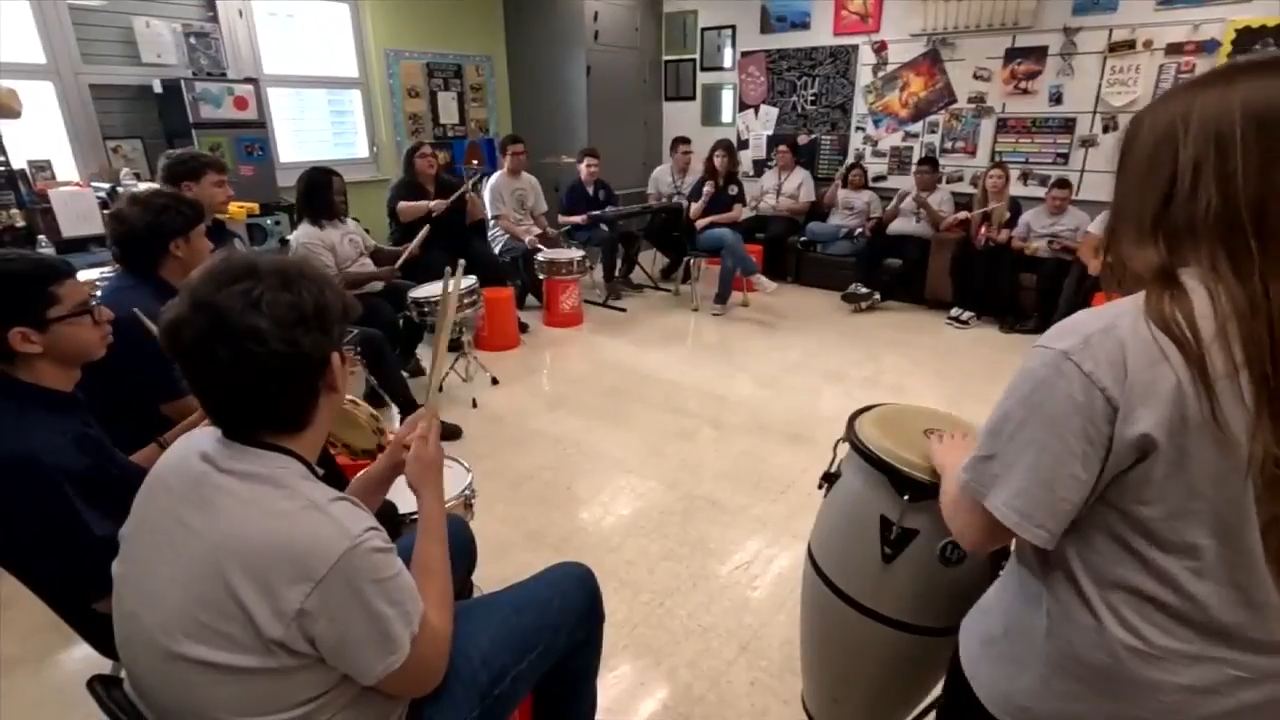 A local teacher uses the power of music to unite students with ...