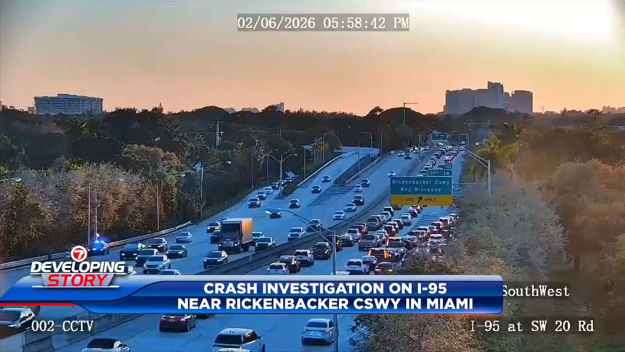 1 hospitalized after crash on NB I-95 from Rickenbacker Causeway in ...