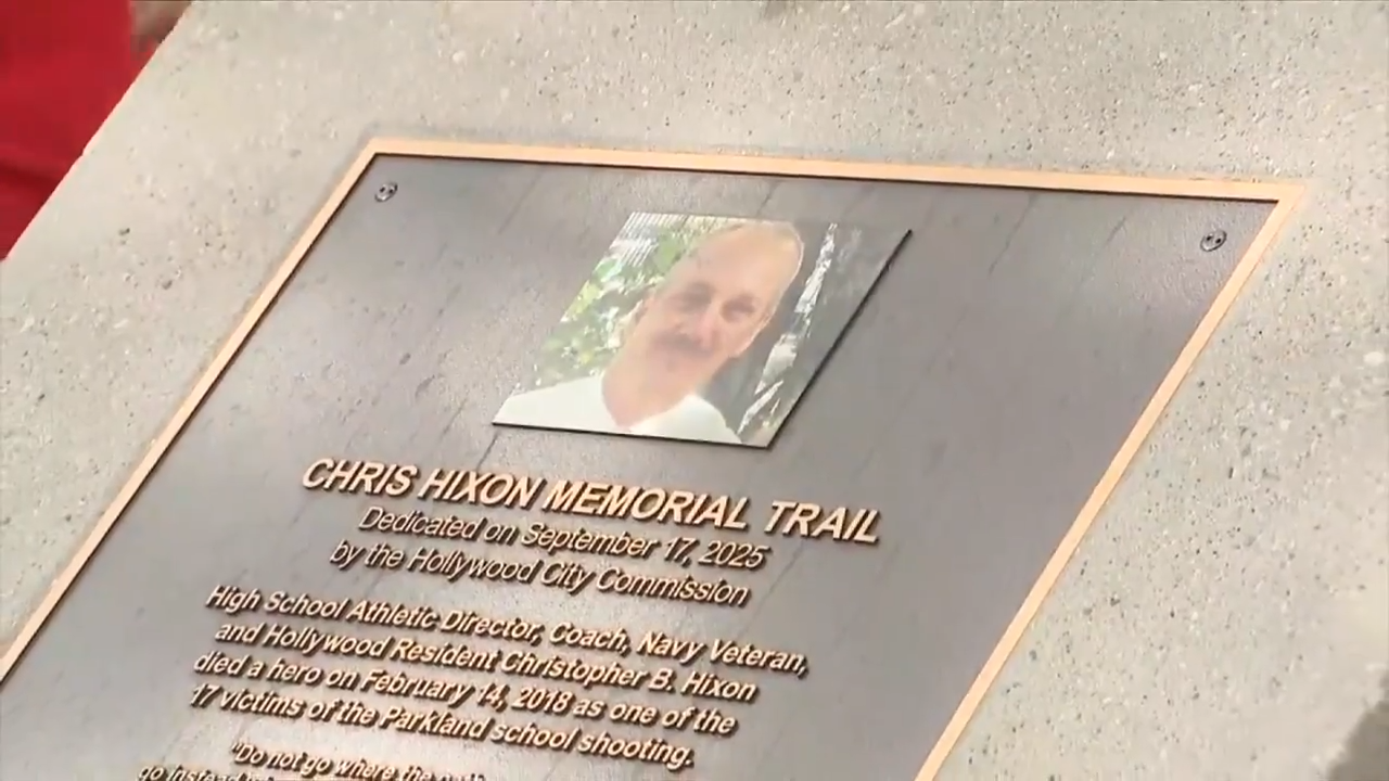 Hollywood city leaders dedicate memorial trail for Parkland shooting ...