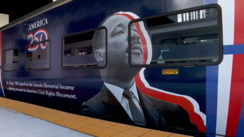 Brightline debuts new Freedom Express train to celebrate America’s ...