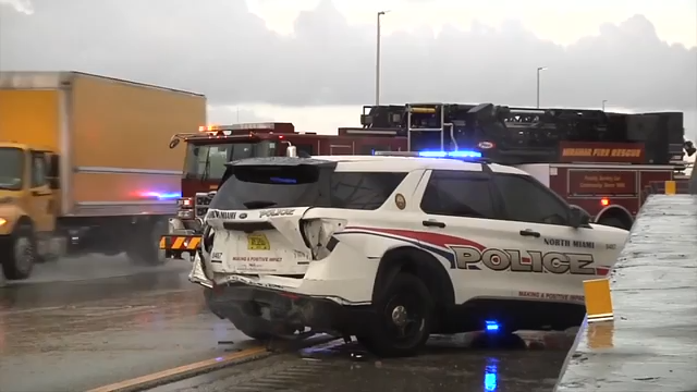 No injuries reported after crash on Florida Turnpike near I-75 damages ...