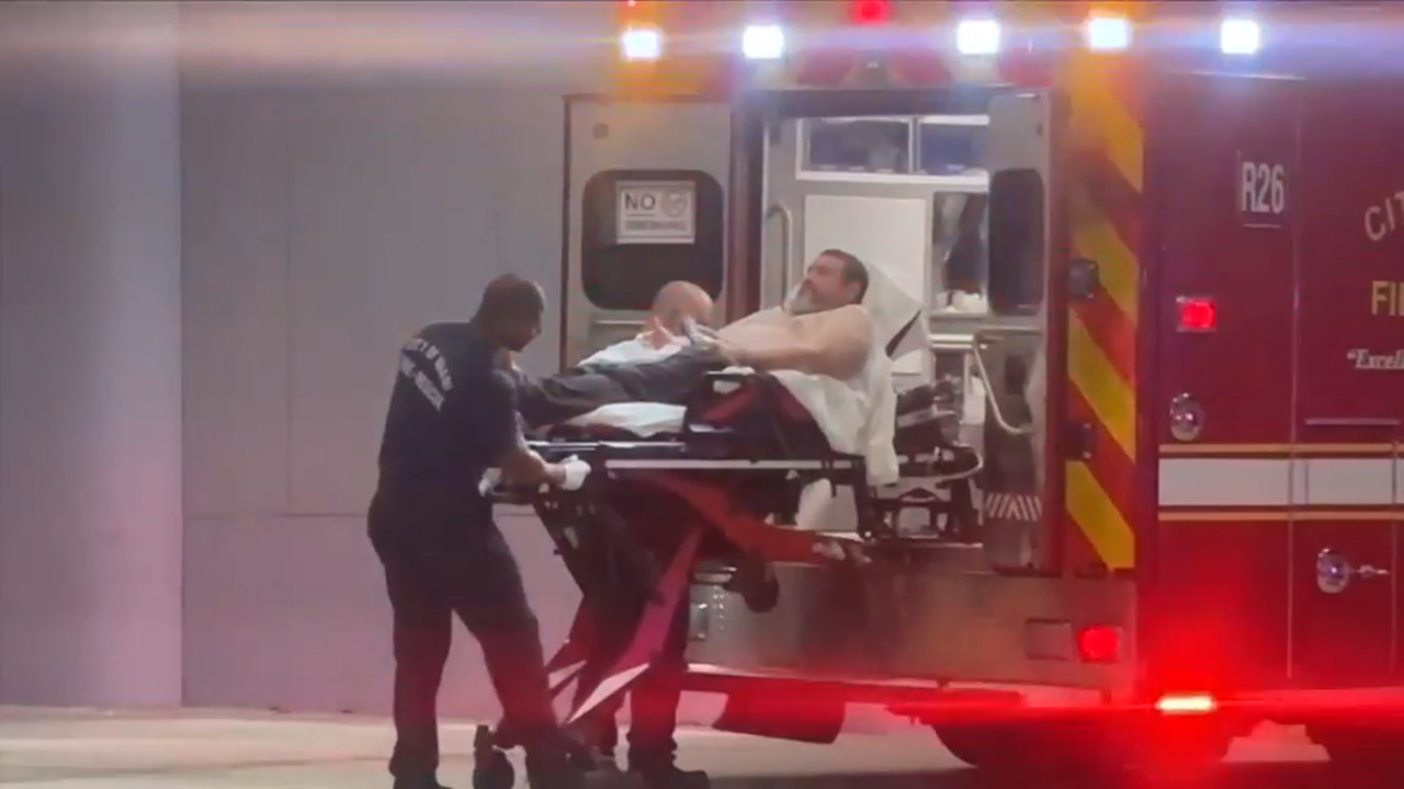 Miami Police sergeant and Uber driver hospitalized after a nearby ...