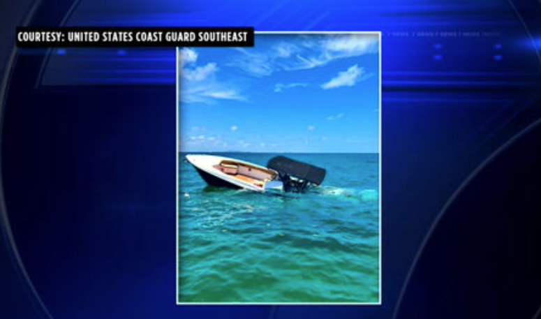 U.S. Coast Guard rescues boaters from a sinking boat; no injuries ...
