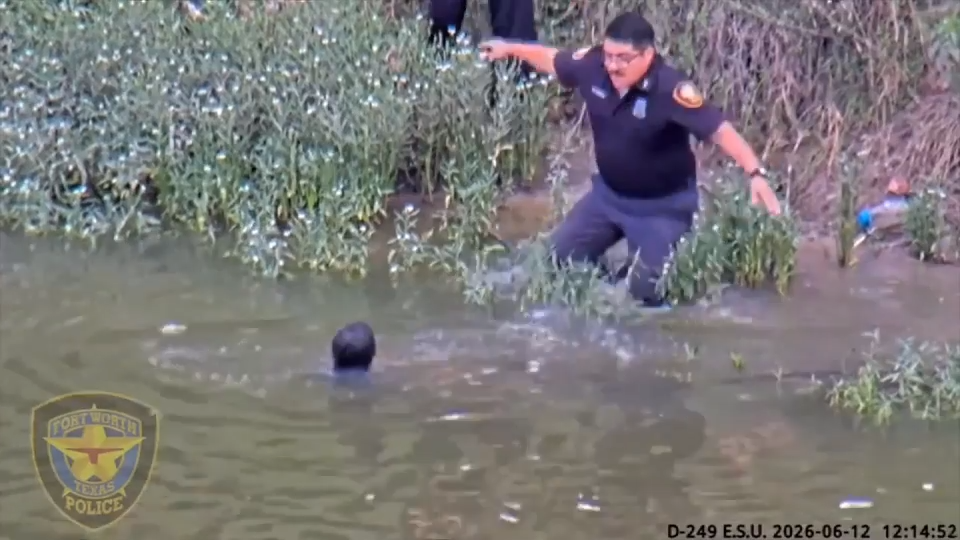 Video captures Fort Worth officer saving missing boy along Trinity ...